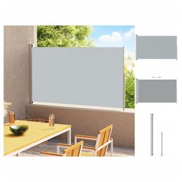 vidaXL Seitenmarkise Seitenmarkise Ausziehbar 180x300 cm Grau