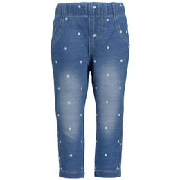 Blue Seven - Jeggings BASIC gepunktet in blue denim, Gr.68