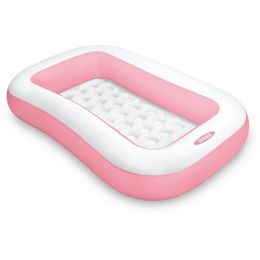 Intex Pool Baby Pool Rectangular Pool 166x100x28cm 90 Liter pink 58423NP