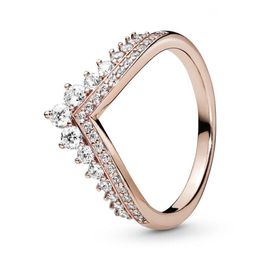 Pandora Fingerring Prinzessin Wishbone Damenring von Pandora mit Zirkonia