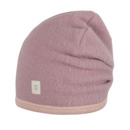 PURE PURE BY BAUER - Wollfleece-Beanie AUTUMN in mauve, Gr.55
