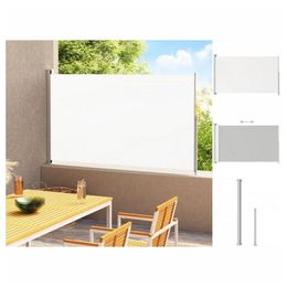 vidaXL Seitenmarkise Seitenmarkise Ausziehbar 180x300 cm Creme