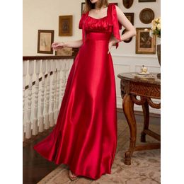 RUZU UG Abendkleid Damen kleid Ärmellose Hosenträger Maxikleid Bankettkleid Partykleid