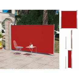 vidaXL Seitenmarkise Seitenmarkise 160x300 cm Rot