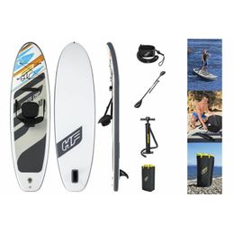 Bestway Schlauchboot SUP Standup-Paddle Surfbrett Bestway 65341 Weiß Aufblasbar