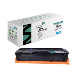 FairToner Tonerpatrone 207A Cyan Toner kompatibel mit HP Color LaserJet Pro M255dw