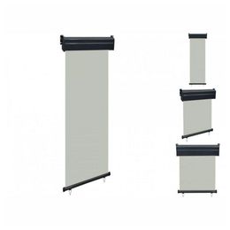 vidaXL Seitenmarkise Balkon-Seitenmarkise 60 250 cm Grau