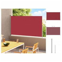 vidaXL Seitenmarkise Seitenmarkise Ausziehbar 180x300 cm Rot