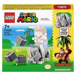Lego® Konstruktionsspielsteine Super Mario™ Rambi das Rhino – Erweiterungsset