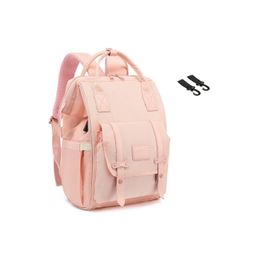 WISHDOR Wickelrucksack Wickeltasche Rucksack Baby Multifunktions-Babytaschen wasserabweisend (Windeln Babyflasche Milchfläsche Rucksack Tasche mit USB-Anschluss