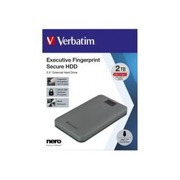 Verbatim Verbatim Executive Fingerprint Secure 2TB externe HDD-Festplatte