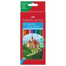 Faber-Castell Buntstift 12 Buntstifte CLASSIC Castle farbsortiert