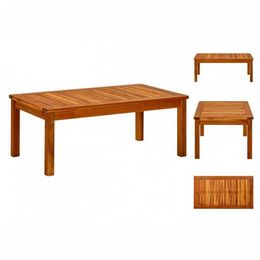 vidaXL Gartentisch Garten-Couchtisch 90x50x36 cm Massivholz Akazie Holz Kaffeetisch Sofat