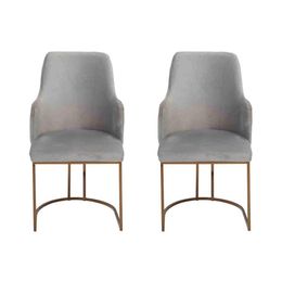JVmoebel Stuhl Modern Esszimmerstuhl Küchenstühle Luxus Design 2x Stühle Lehnstühle