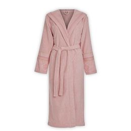 PIP Studio Bademantel Soft Zellige Bathrobe Pink Xs Rosa 100% Cotton