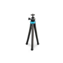 Hama Flex-Pro Flexibles Mini-Stativ 27cm Tripod Kamerastativ (Beine mit 360°-Biegung Smartphone-Halterung für Kamera Handy GoPro)