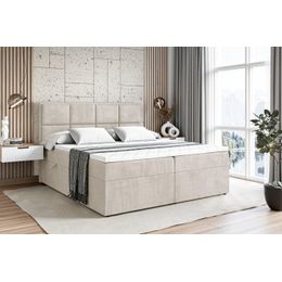 ALTDECOR Boxspringbett GALMA (Multipocket-Matratze H4. H3 Matratze Bonellfederung. Topper. Kopfteil)