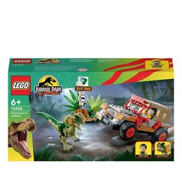 Lego® Konstruktionsspielsteine JURASSIC WORLD™ Hinterhalt des Dilophosaurus