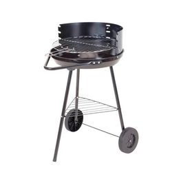 Dynamic24 Holzkohlegrill, Metall Grill Rundgrill Grillwagen 70cm Standgrill Gartengrill Garten