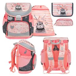 Belmil Schulranzen Set Mini Fit 4-teilig 2024 Mädchen Little Bunnies