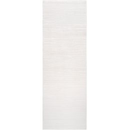 Läufer Sehrazat "Lima" Teppiche Gr. B/L: 80 cm x 300 cm, 10 mm, 1 St., beige (creme) Küchenläufer