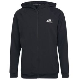 adidas Sportswear Trainingsjacke M TRAIN FZ Herren Fitness Kapuzen-Jacke schwarz