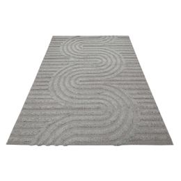 Teppich Esprit "Miles, In -und Outdoor geeignet" Teppiche Gr. B/L: 200 cm x 290 cm, 20 mm, 1 St., grau Esszimmerteppiche