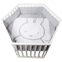 Laufgitter Roba "miffy, weiß, 6-eckig" weiß Baby Laufställe Laufgitter