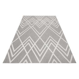 Teppich Esprit "Rave, In -und Outdoor geeignet" Teppiche Gr. B/L: 200 cm x 290 cm, 6 mm, 1 St., grau Esszimmerteppiche