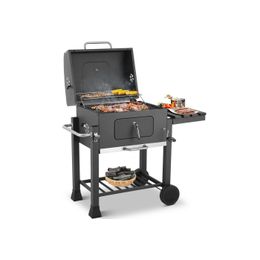 TLGREEN Holzkohlegrill Grillwagen XL