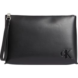 Kosmetiktasche Calvin Klein Jeans "MAKE UP BAG + KEYFOB" schwarz Damen Taschen Beauty Cases Kosmetiktaschen