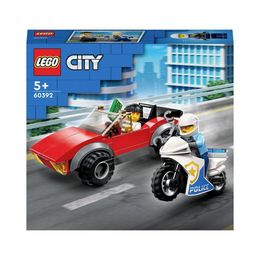 Lego® Konstruktionsspielsteine CITY Verfolgungsjagd mit dem Polizeimotorrad