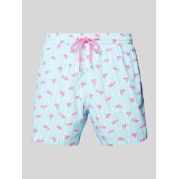 Mc2 Saint Barth Badehose mit Allover-Motiv-Print Modell 'COMFORT LIGHT'