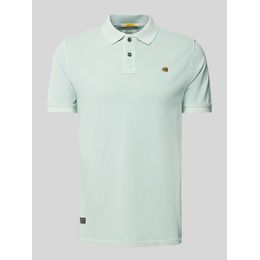 Camel Active Poloshirt mit Label-Stitching