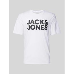 Jack & Jones T-Shirt mit Label-Print Modell 'CORP'