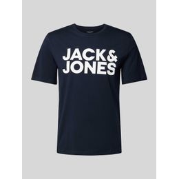 Jack & Jones T-Shirt mit Label-Print Modell 'CORP'