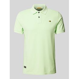 Camel Active Poloshirt mit Label-Stitching