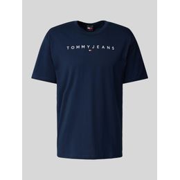 Tommy Jeans Regular Fit T-Shirt mit Label-Stitching