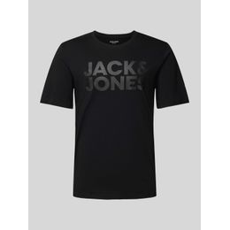 Jack & Jones T-Shirt mit Label-Print Modell 'CORP'