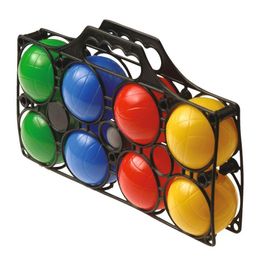 Spielball Boccia, Mit 8 farbigen Kunststoffkugeln
