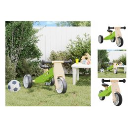 vidaXL Laufrad Laufrad für Kinder 2-in-1 Grün