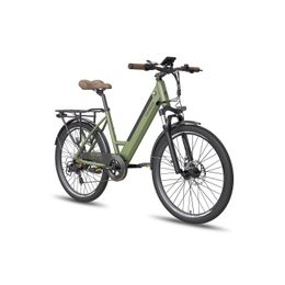 DOTMALL E-Bike FAFREES F26 Pro 26" City E-Bike 250W Motor 36V 10Ah Wechselakku