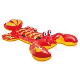 Intex Aufblasbare Schwimmfigur Wasser Spielzeug Ride-On Hummer Giant Lobster 213cm x 137cm 57528NP