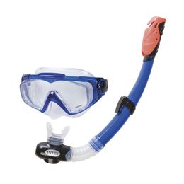 Intex Taucherbrille Set Tauchermaske und Schnorchel Silicone Aqua Sports Swim Set ab 14