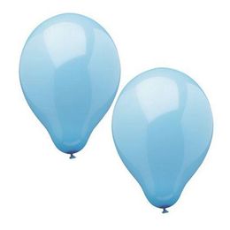 Papstar Luftballon 10 Luftballons Ø 25 cm hellblau