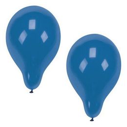 Papstar Luftballon 100 Luftballons Ø 25 cm blau