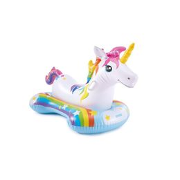 Intex Schwimmtier Spielzeug Ride-On Einhorn Unicorn 163cm x 86cm ab 3 Jahren 57552NP