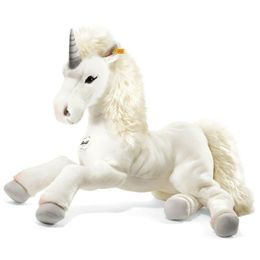 Steiff Kuscheltier Steiff Starly Schlenker-Einhorn 70cm liegend weiss 015090