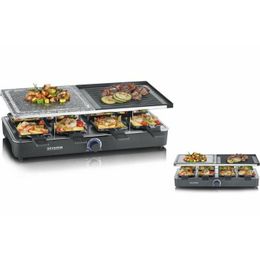 Severin Raclette und Fondue-Set Grillplatte Severin Rg 2376 1300 W