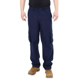 Ben Creek Cargohose QDA13 lange Freizeit Outdoorhose mit Multitaschen unifarben